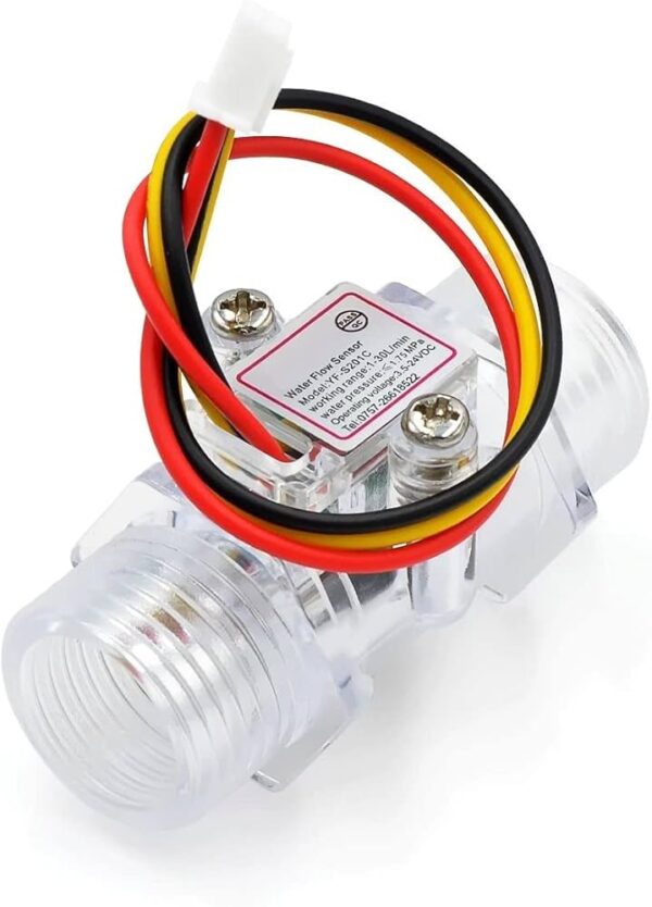 YF-S201C Water Flow Sensor-Transparent Flow Meter